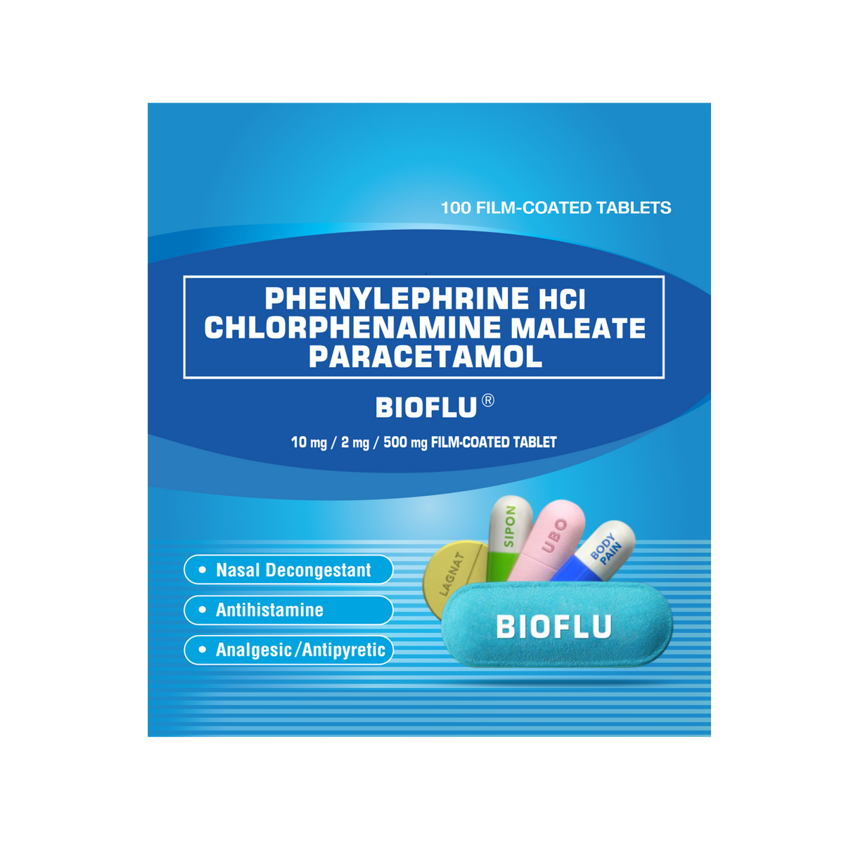 BIOFLU for the relief of clogged nose, runny nose, postnasal drip, itchy and watery eyes ...