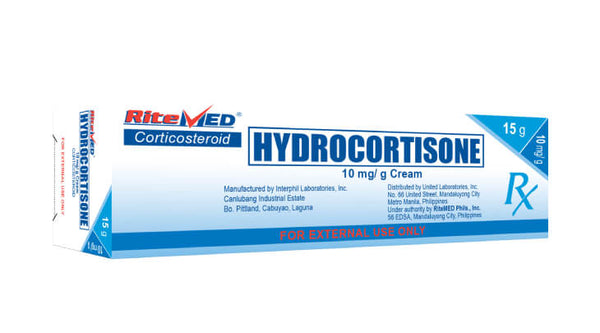 RITEMED HYDROCORTISONE HYDROCORT 10MG/G 15G CREAM – ActiveOnePharmacy