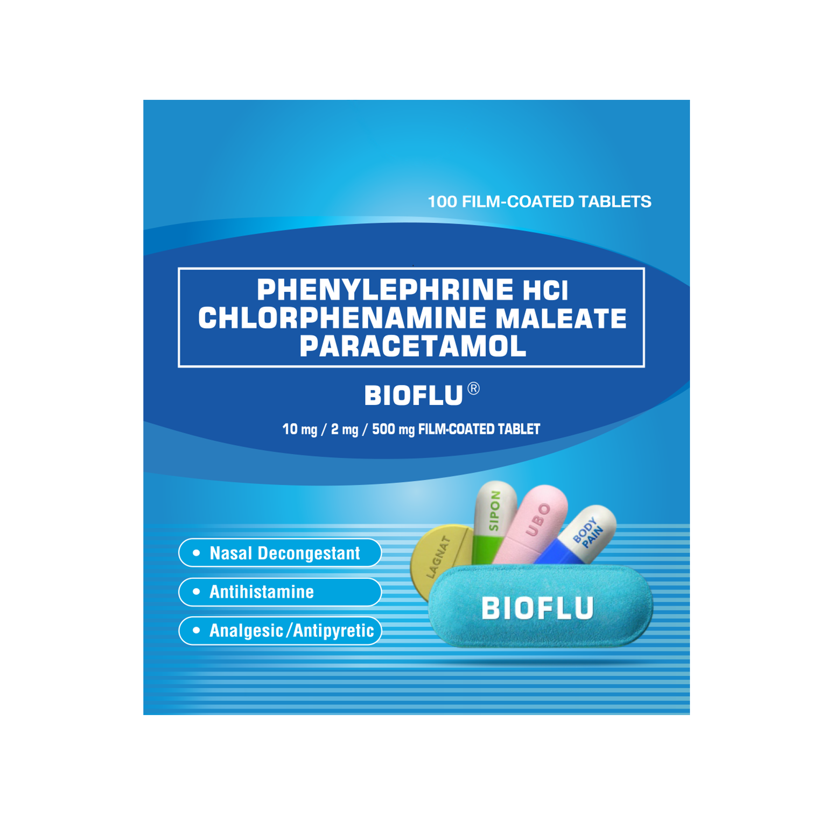 BIOFLU for the relief of clogged nose, runny nose, postnasal drip ...