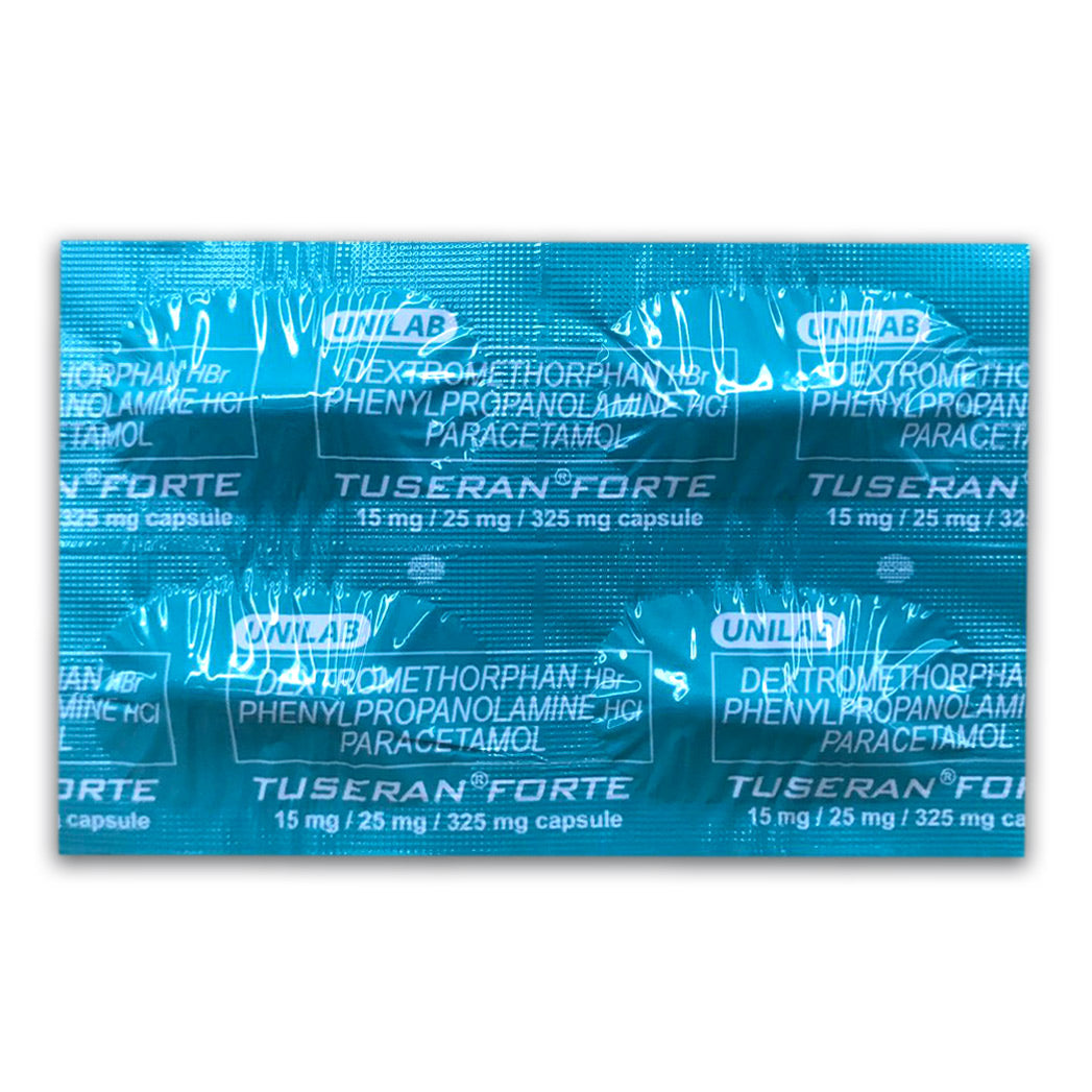 TUSERAN FORTE for the relief of cough, clogged nose, postnasal drip ...
